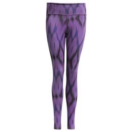 YOGISTAR.COM Yogi-leggings "devi" - Ikat Purple Damen Gr&ouml;&szlig;e M dunkellila