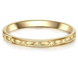 Glanzst&uuml;cke M&uuml;nchen Damen Fingerring "GSM281", 52, Silber 925 (Sterlingsilber)gelbgold, GLANZST&Uuml;CKE M&Uuml;NCHEN, Silber 925 (Sterlingsilber), Fingerringe, aus Sterling Silber
