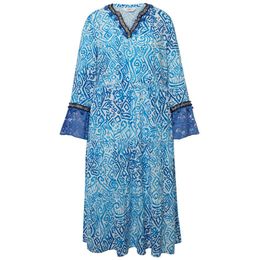 Angel of Style Kleid Damen Gr&ouml;&szlig;e 42 blau / wei&szlig; Winterkleid