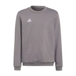 adidas Performance Sportsweatshirt 'Entrada 22' Jungen Gr&ouml;&szlig;e 128 dunkelgrau / wei&szlig;