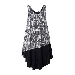 Ulla Popken Dress female Grey, Black size 46-48
