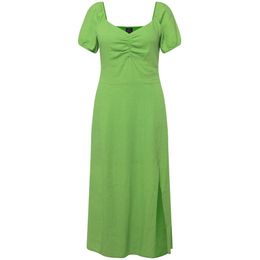 Ulla Popken Kleid Damen Gr&ouml;&szlig;e 42/44 gr&uuml;n Winterkleid