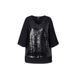 Ulla Popken Blouse female Black size 42-44