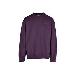 Cleptomanicx Sweatshirt 'Ligull Boxy' Herren Gr&ouml;&szlig;e XXL dunkellila