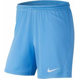 Nike Sportshorts 'Park III' Damen Gr&ouml;&szlig;e L himmelblau / wei&szlig;