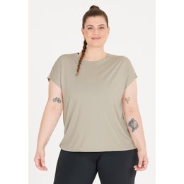 Funktionsshirt Q BY ENDURANCE "Jenirei", Herren, Gr. 54, beige, 90% Polyester, 10% Elasthan, unifarben, normal, Rundhals, Shirts Funktionsshirt, mit atmungsaktivem Recycling-Polyester