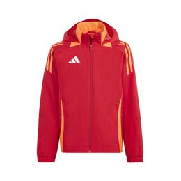 adidas Performance Sportjacke 'Tiro' Jungen Gr&ouml;&szlig;e 164 orange / rot / wei&szlig;