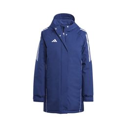 adidas Performance Sportjacke 'Tiro' Damen Gr&ouml;&szlig;e M/L enzian / wei&szlig;