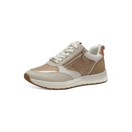 Tamaris Sneaker Damen Gr&ouml;&szlig;e 42 nude / dunkelbeige / grau / wei&szlig;