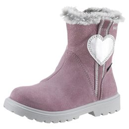 Superfit Stiefel M&auml;dchen Gr&ouml;&szlig;e 30 graumeliert / pink