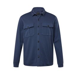 JP1880 Button Up Shirt male Blue size XXL