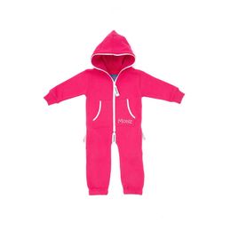 Moniz Overall Jungen Gr&ouml;&szlig;e 80 magenta / wei&szlig;