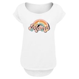 F4NT4STIC Shirt 'Mothers Day Celebration Rainbow Mama Design Mom Appreciation' female White size L