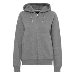 oxmo Zip-Up Hoodie 'Andie' female Grey size XXL
