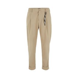 Strellson Pleat-Front Pants 'Louis' male Beige size 32