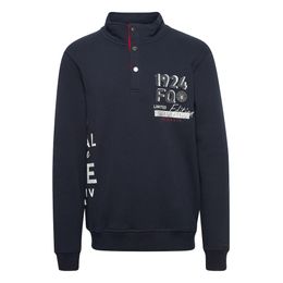FQ1924 Sweatshirt 'william' Herren Gr&ouml;&szlig;e XXXL dunkelblau / rot / wei&szlig;