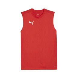Puma Funktionsshirt Herren Gr&ouml;&szlig;e L rot / wei&szlig;
