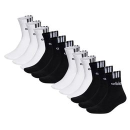 adidas originals Socks female Black, White size 46-48