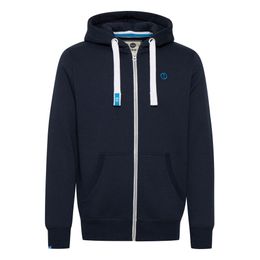 !Solid Zip-Up Hoodie 'Benn' male Blue size XXXL