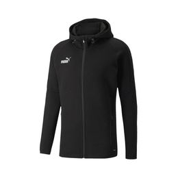 Puma Sportsweatjacke 'TeamFinal' Herren Gr&ouml;&szlig;e M schwarz / wei&szlig;