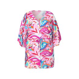 MIAMODA Bluse Damen Gr&ouml;&szlig;e 9XL/10XL hellblau / dunkelblau / fuchsia / hellpink