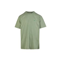 Cleptomanicx Shirt 'Boxy Tee Ligull Washed' male Green size XL
