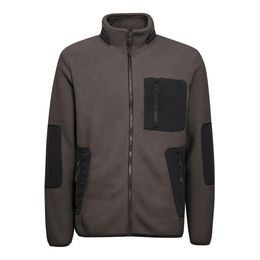 Blend Fleece Jacket 'Bhlauke' male Grey size XXXL