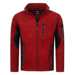 Rock Creek Fleece Jacket male Red size XL