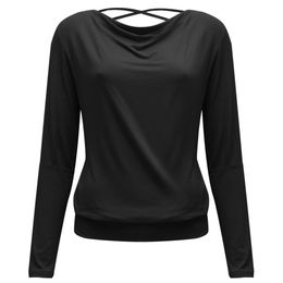 YOGISTAR.COM Performance Shirt 'Ala' female Black size XL