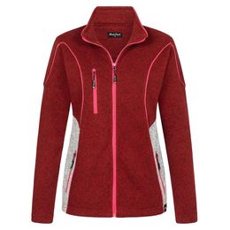 Rock Creek Fleecejacke Damen Gr&ouml;&szlig;e M weinrot