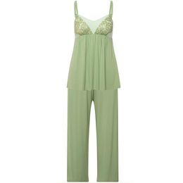 Ulla Popken Pajama female Green size 46-48