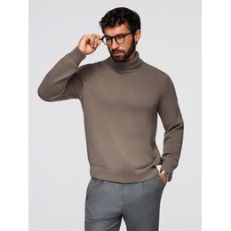 Ombre Sweater 'OM-SWTN-0163' male Brown size XXL