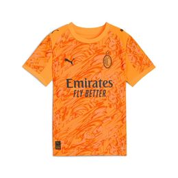 Puma Funktionsshirt 'AC Milan 25/26' Jungen Gr&ouml;&szlig;e 128 orange / dunkelorange / schwarz