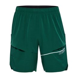 Hummel Sportshorts 'Court' Herren Gr&ouml;&szlig;e S tanne / wei&szlig;