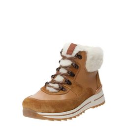 Ara Schn&uuml;rstiefelette Damen Gr&ouml;&szlig;e 38 camel / wei&szlig; Winterschuhe