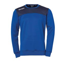 Kempa Sportsweatshirt Herren Gr&ouml;&szlig;e 4XL blau / marine / wei&szlig;