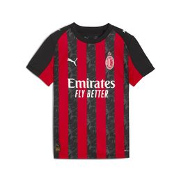 Puma Funktionsshirt 'AC Milan 25/26' Jungen Gr&ouml;&szlig;e 122 rot / schwarz / wei&szlig;