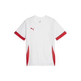 Puma Sportshirt Jungen Gr&ouml;&szlig;e 128 dunkelrot / wei&szlig;