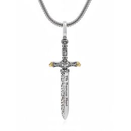 Eternal Necklace 'Ritter' male Silver size 60 cm