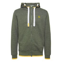 !Solid Zip-Up Hoodie 'Benjamin' male Green size XXL