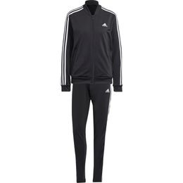 adidas Sportswear Trainingsanzug 'Essentials' Damen Gr&ouml;&szlig;e XL schwarz / wei&szlig;