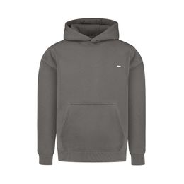 Smilodox Dawson Blank Basic Hoodie Herren Gr&ouml;&szlig;e S grau