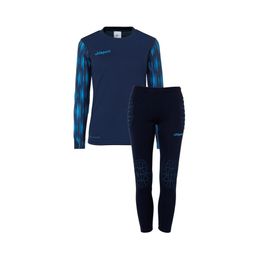 Uhlsport Trainingsanzug Jungen Gr&ouml;&szlig;e 140 blau / navy