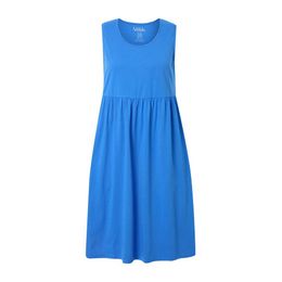 Ulla Popken Kleid Damen Gr&ouml;&szlig;e 42/44 blau Winterkleid