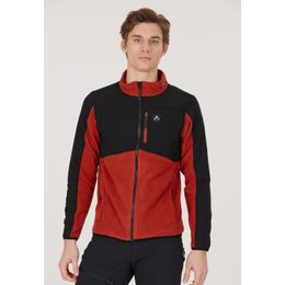 WHISTLER Herren Fleecejacke "Evo", rot, Gr. XL, unifarben, 100% Polyester, Jacken, mit atmungsaktivem Material