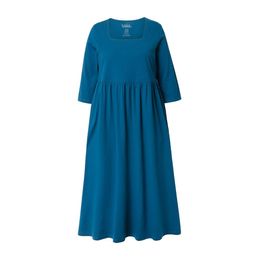 Ulla Popken Kleid Damen Gr&ouml;&szlig;e 42/44 indigo Winterkleid