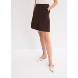 bonprix Bermuda Shorts mit Abn&auml;hern, braun