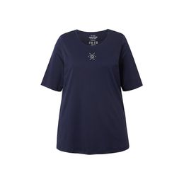 Ulla Popken Shirt Damen Gr&ouml;&szlig;e XXL/XXXL marine / dunkelblau