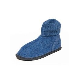 Kitz-Pichler Slippers 'H&uuml;ttenschuh Oetz' female Blue size 39