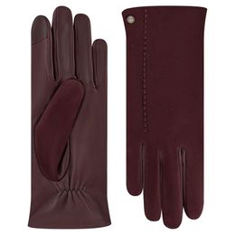 Roeckl Lederhandschuhe 'PIENZA TOUCH' Damen Gr&ouml;&szlig;e S/M bordeaux / weinrot / karminrot / feuerrot / dunkelrot